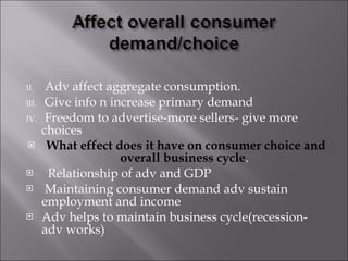 Socio-economic Role of Advertising | PPT