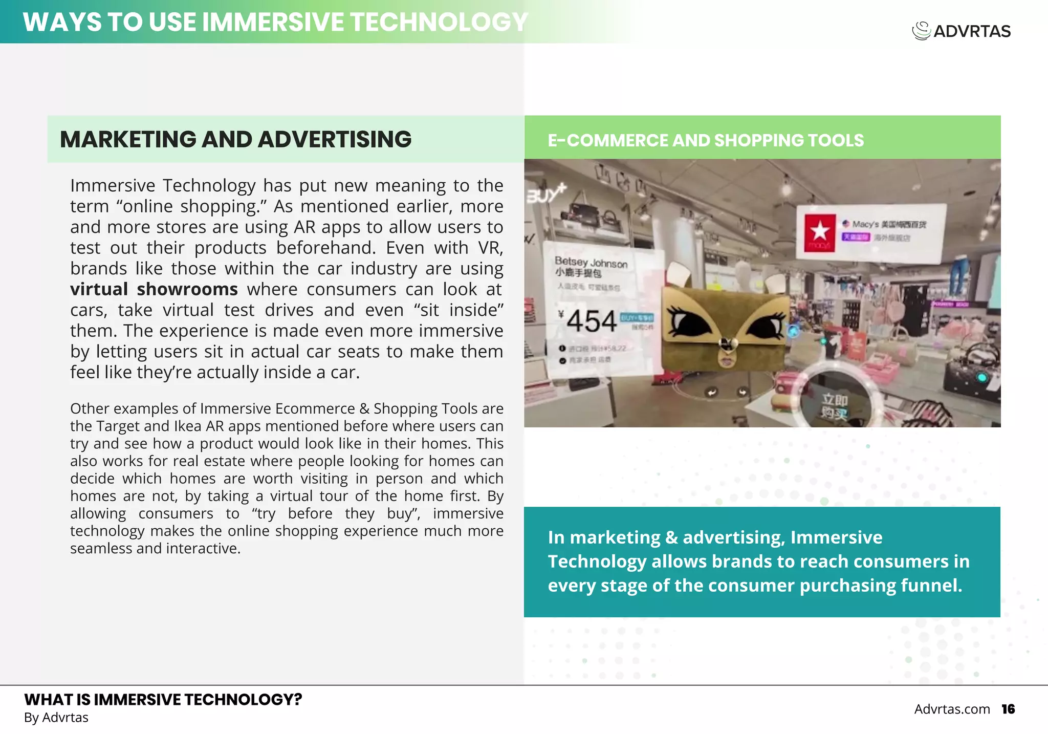 What Is Immersive Technology? by Advrtas | PDF