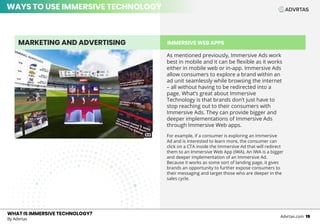 What Is Immersive Technology? by Advrtas | PDF