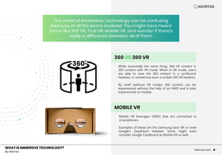 What Is Immersive Technology? by Advrtas | PDF