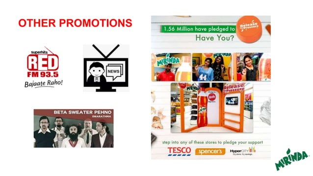 Mirinda #Releasethepressure campaign | PPTX
