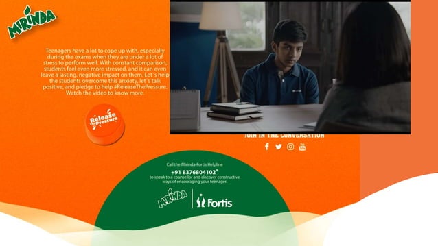 Mirinda #Releasethepressure campaign | PPTX