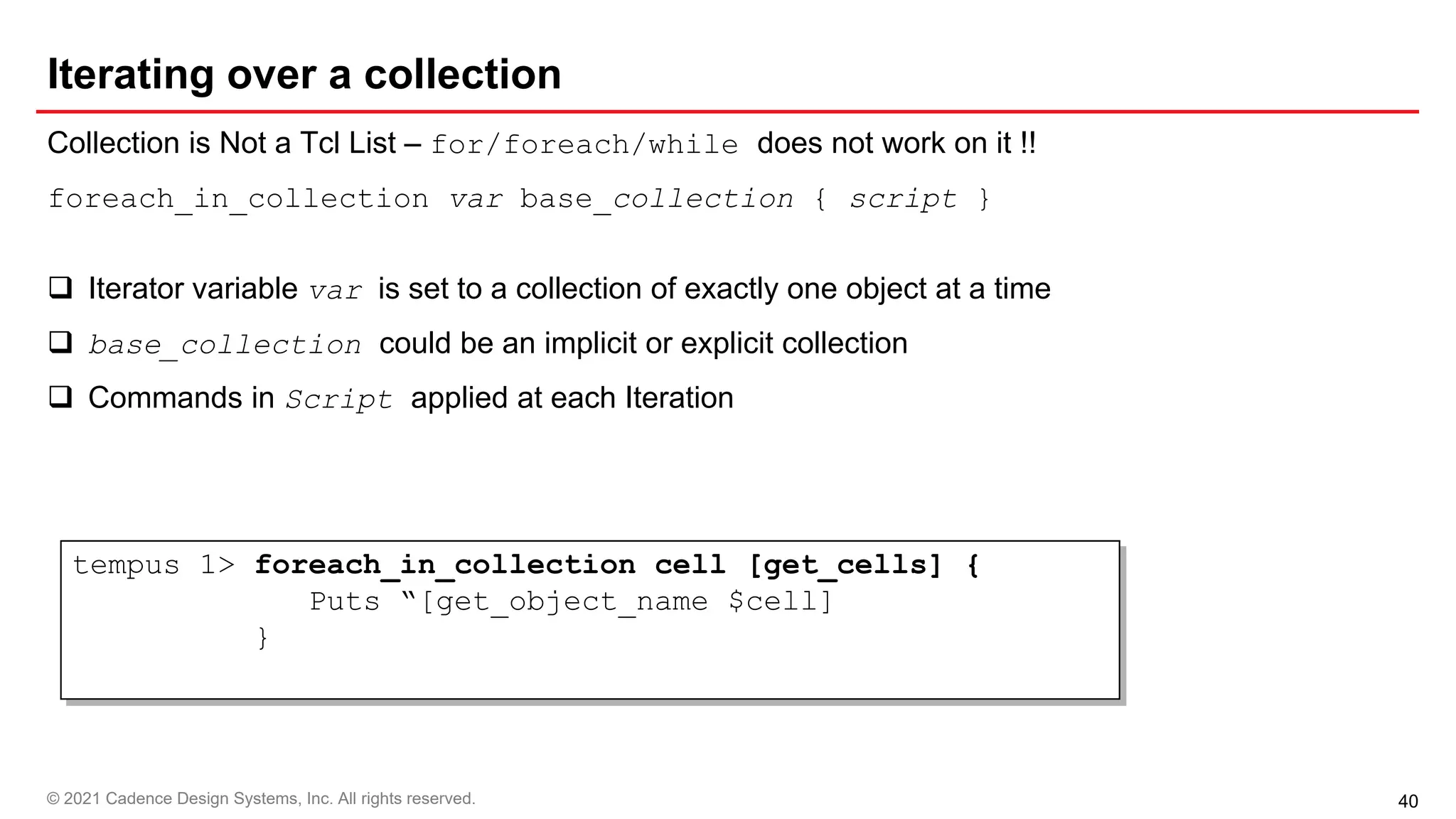 Document is for the CDN Tempus TCL training | PDF