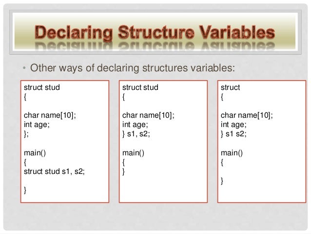 Advance topics of C language