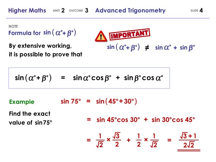 Advanced Trigonometry