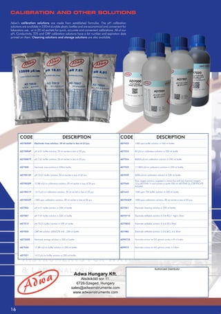 Adwa bench pH meter | PDF
