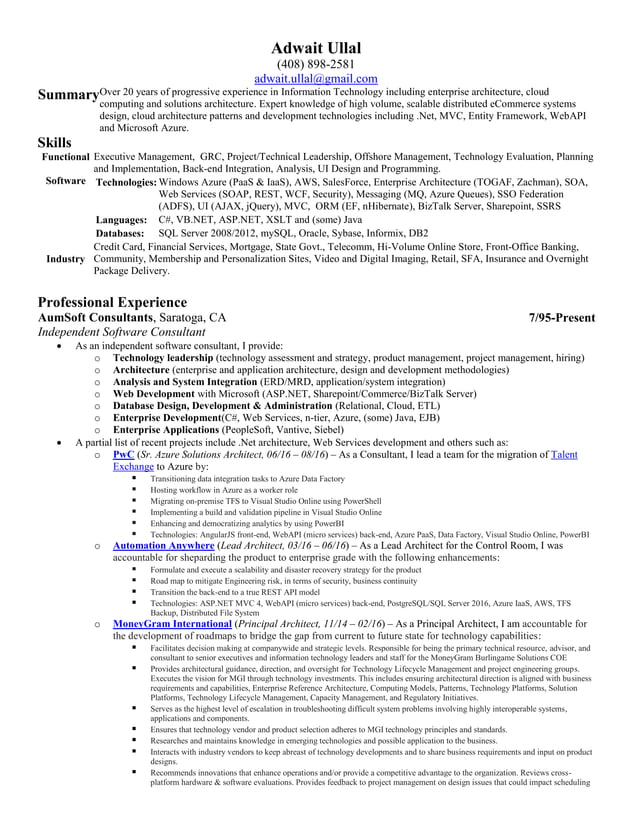 Adwait Ullal Resume | PDF