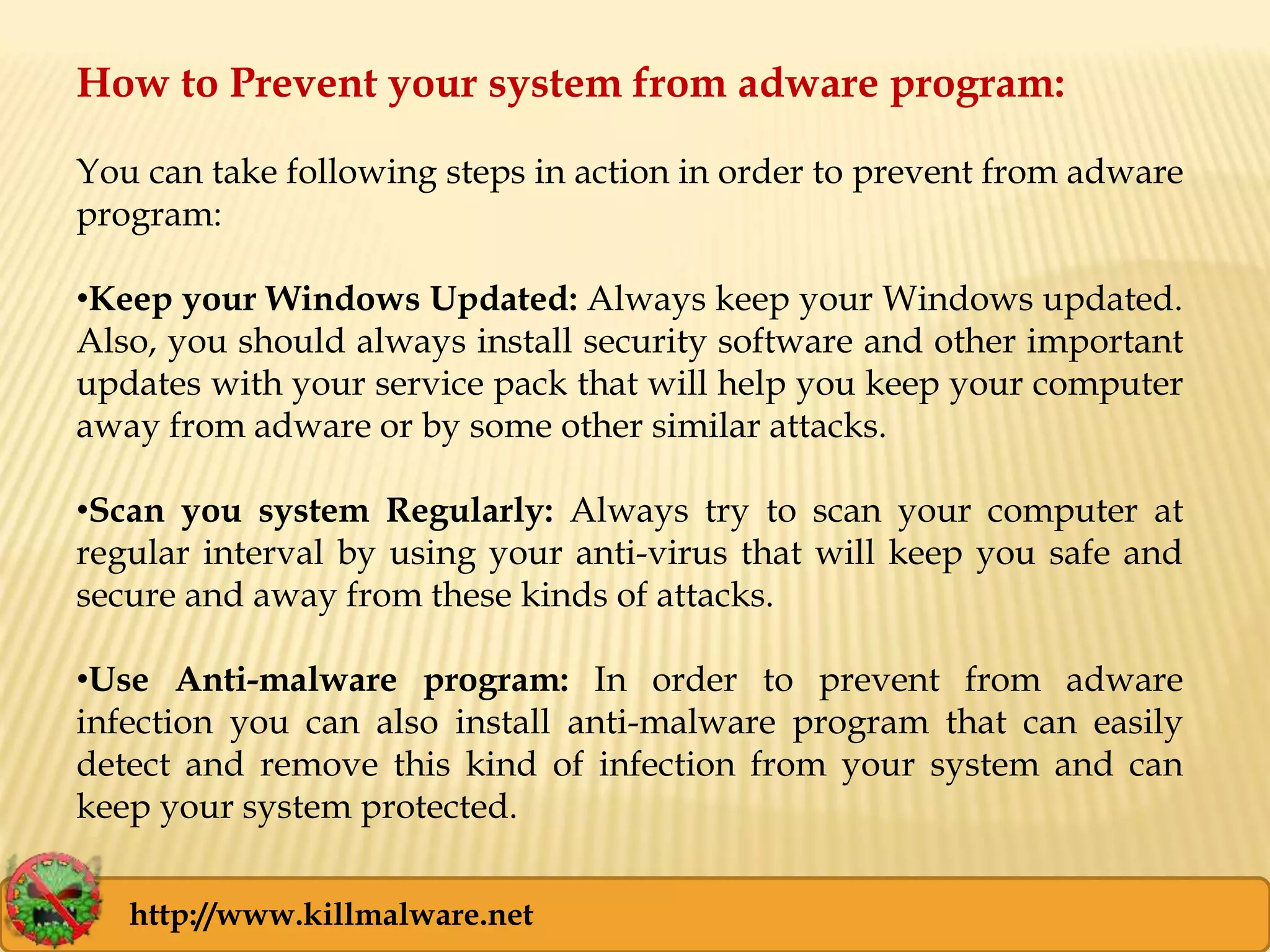 Adware and Browser Hijacker - Symptoms and Prevention | PPTX
