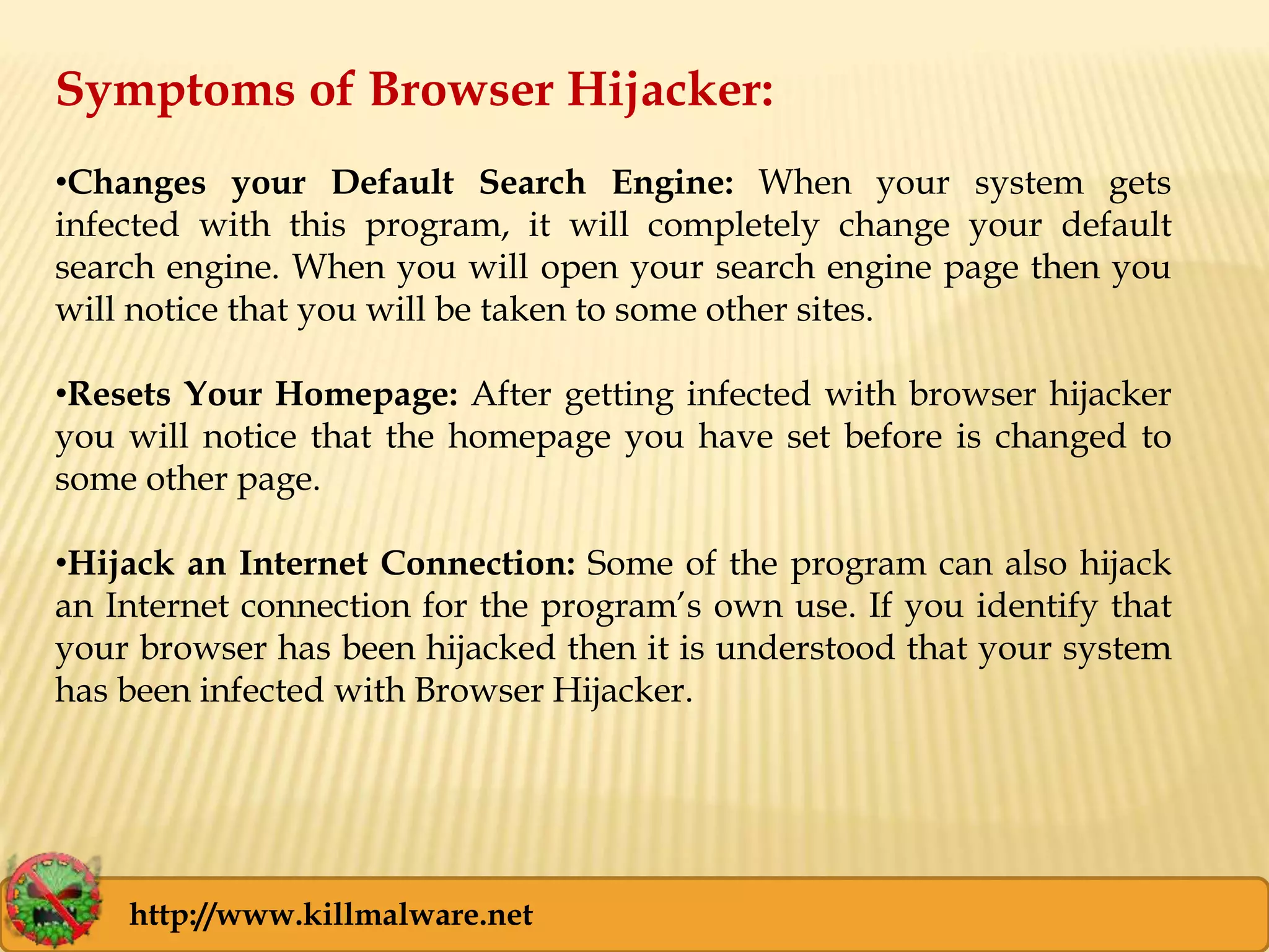 Adware and Browser Hijacker - Symptoms and Prevention | PPTX