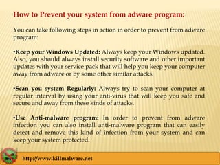 Adware and Browser Hijacker - Symptoms and Prevention | PPTX