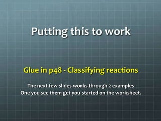 5 types of reaction review presentation | PPT