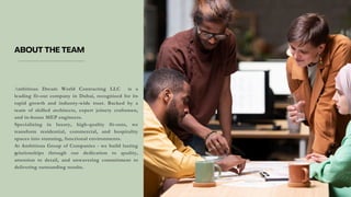 ADWC Group – Shaping the Future of Interior Design & Construction | PDF