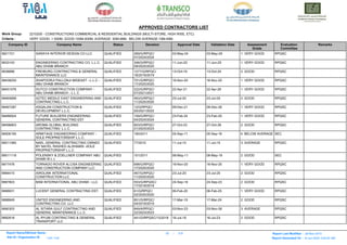 Here is a list -ADWEA_APPROVED_CONTRACTORS_LIST.pdf