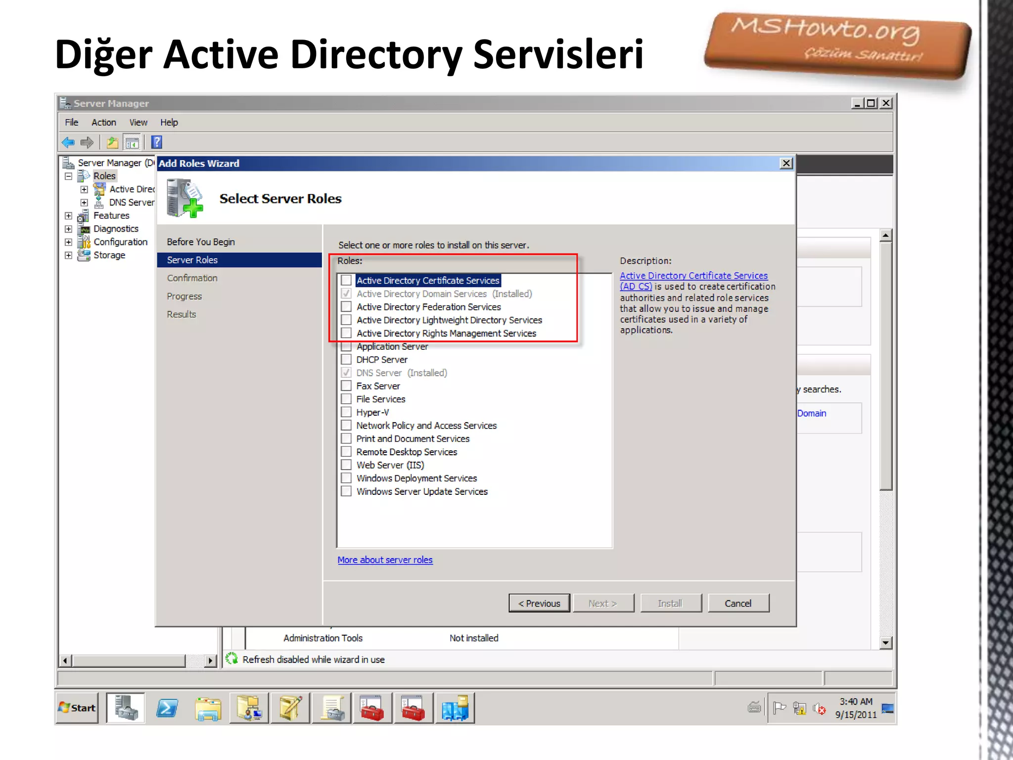 Microsoft Active Directory Mimarisi ve Yönetim Detayları | PPTX
