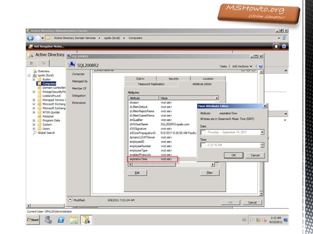 Microsoft Active Directory Mimarisi ve Yönetim Detayları | PPTX