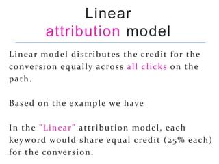 AdWords Attribution Models - Complete Guide | PPT
