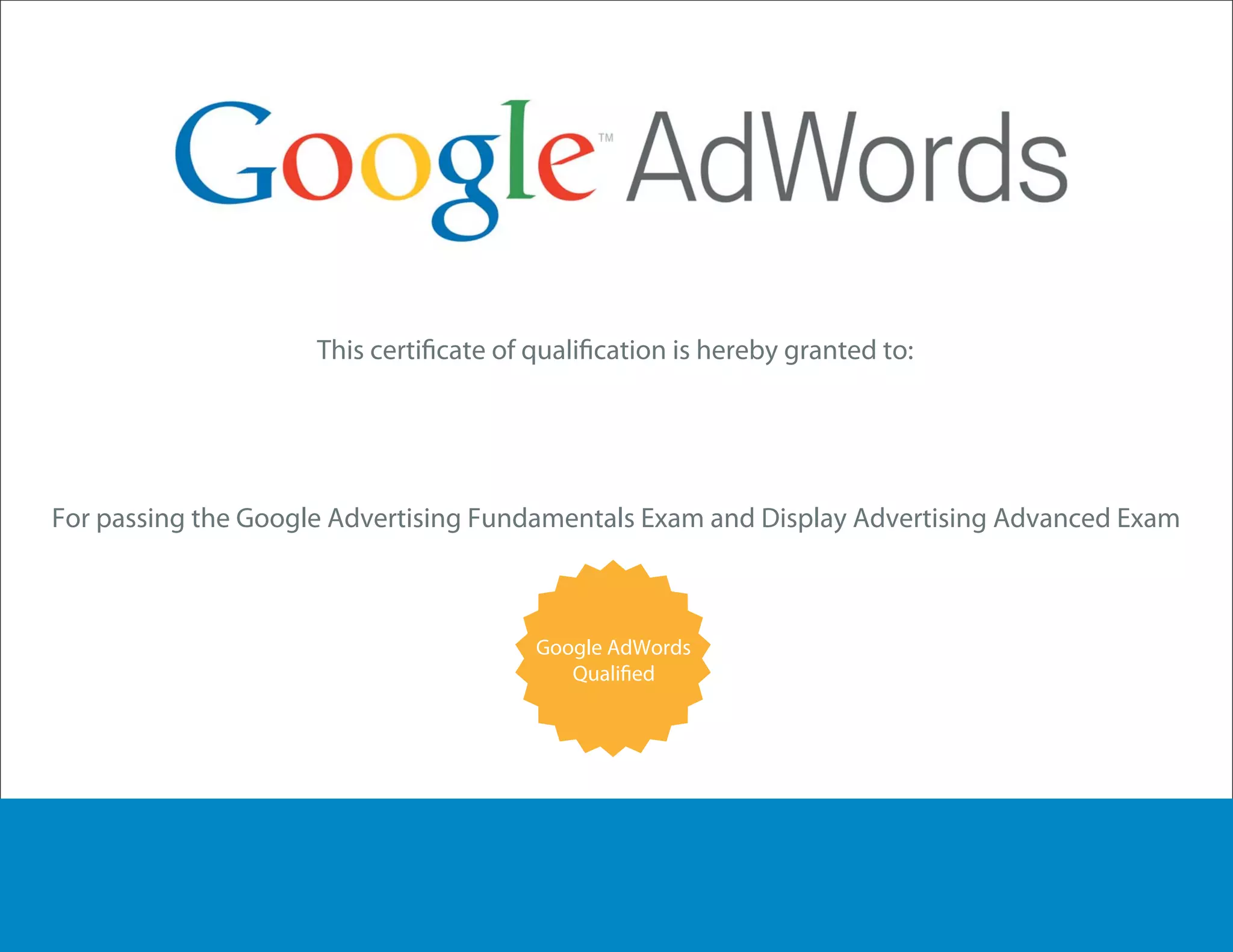 Google AdWords Certified - Display | PDF