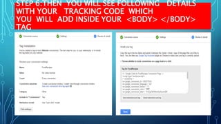 Google Adwords conversion tracking | PPT
