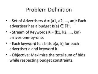 Adwordddds Problem Greedy Algorithm Pptx