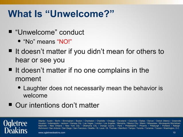 Respectful Workplace: Anti-Harassment Training with Sarah Platt | PPT