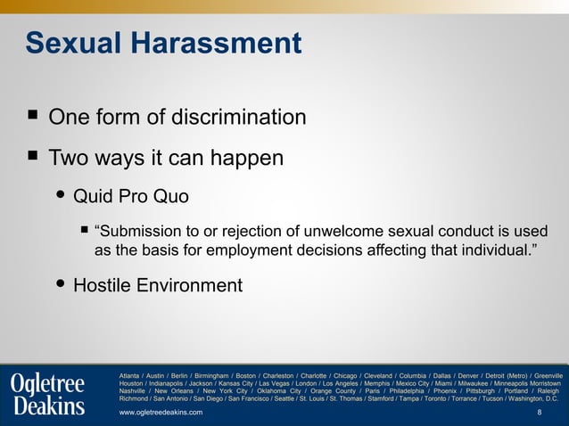 Respectful Workplace: Anti-Harassment Training with Sarah Platt | PPT