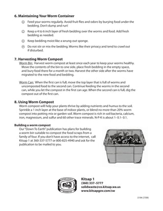 Worm Composting ~ Kitsap | PDF