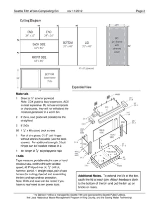 Seattle Tilth Worm Composting Bin | PDF