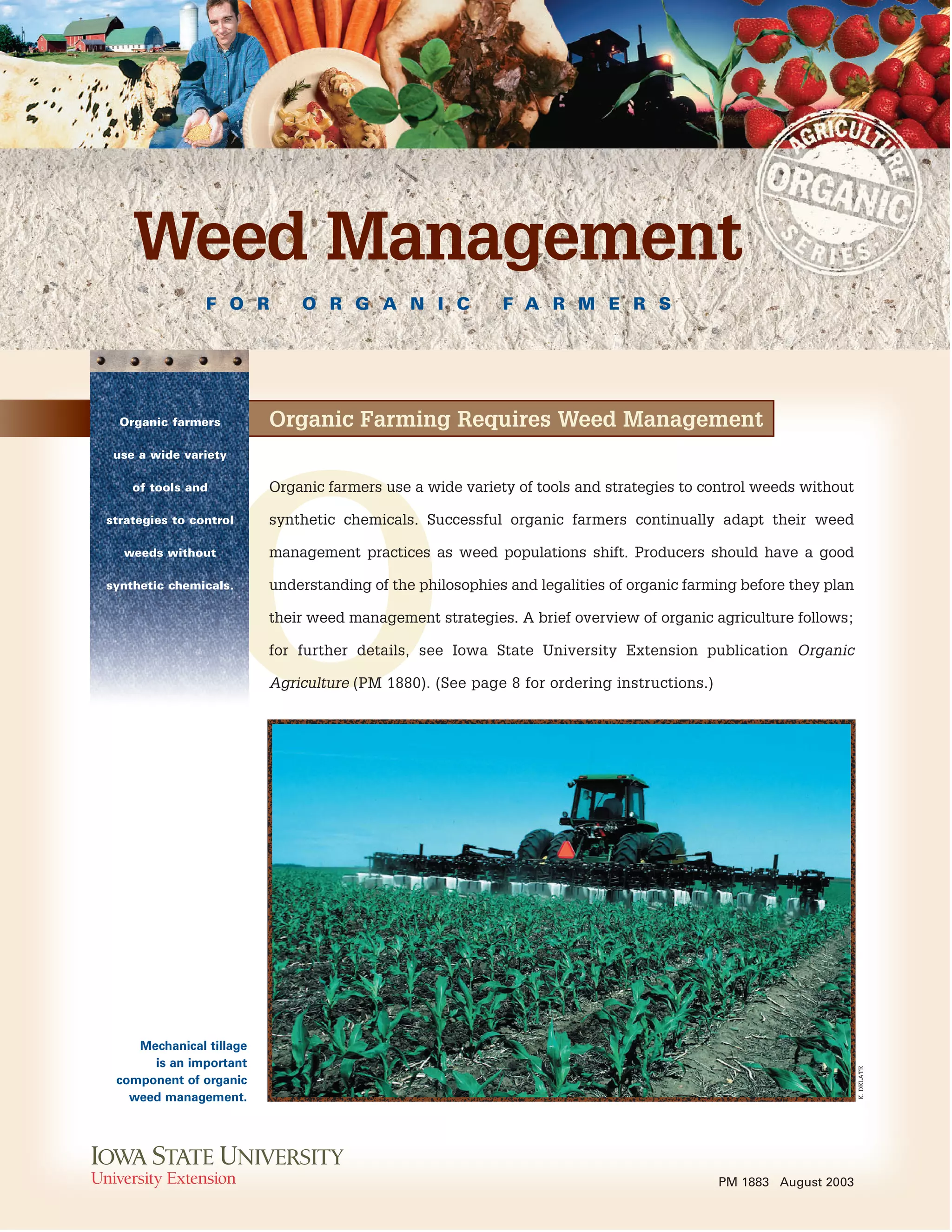 Weed Management for Organic Farmers | PDF