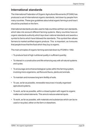 What is Organic Farming - Infonet-Biovision | PDF