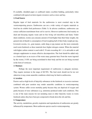 Vermicomposting Technology for Solid Waste Management | PDF