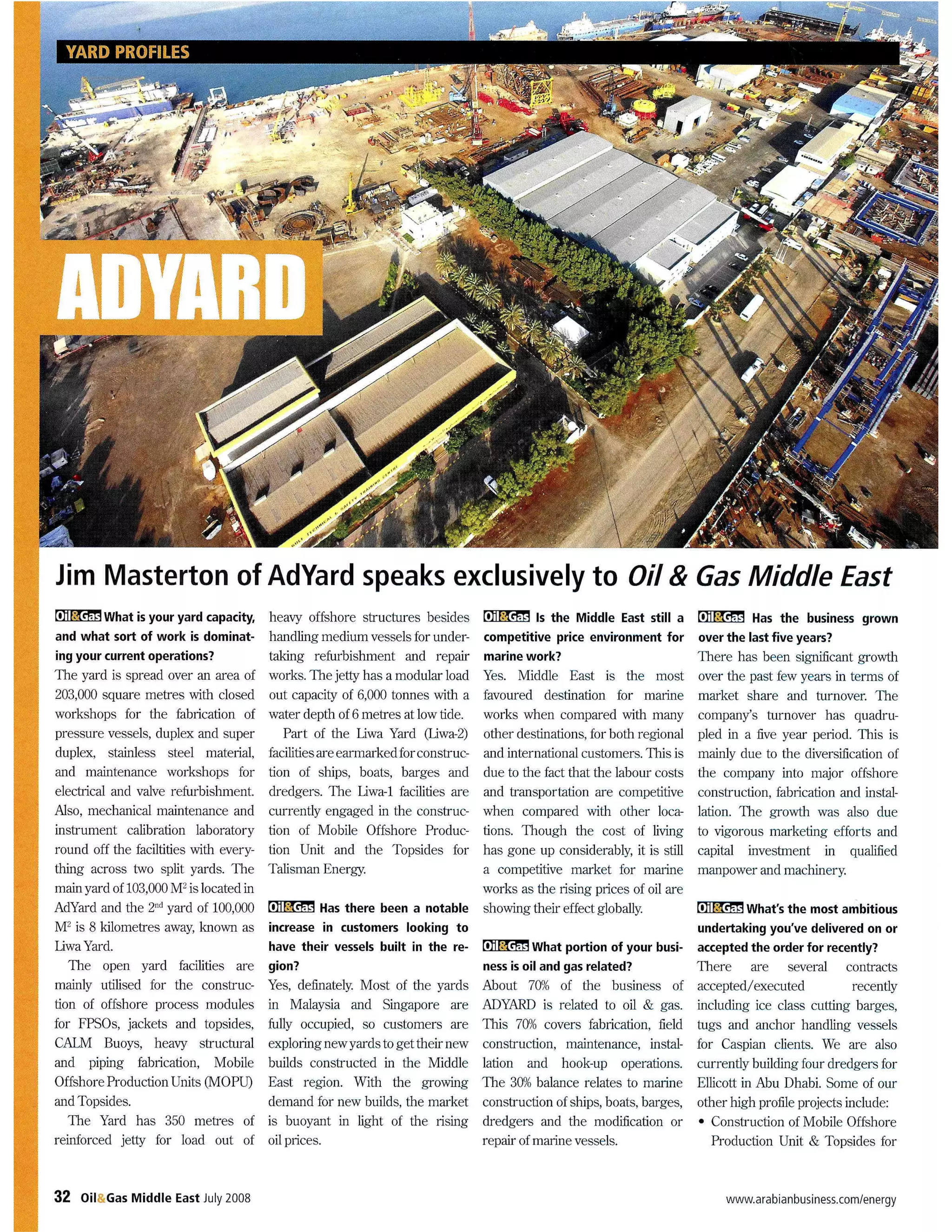 Adyard abudhabi llc overview | PDF