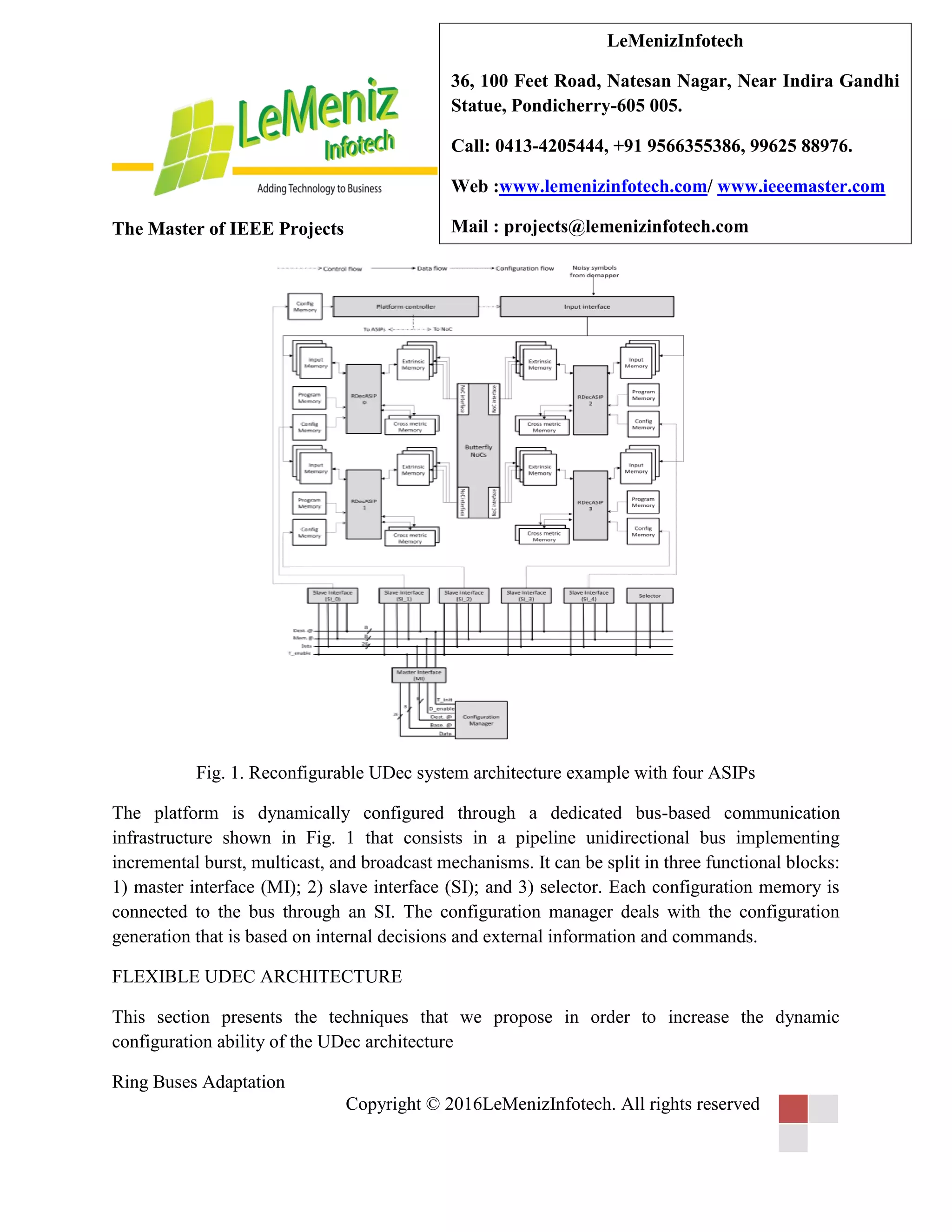 A Dynamically Reconfigurable Multi Asip Architecture For Multistandard