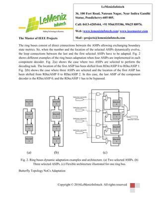 A dynamically reconfigurable multi asip architecture for multistandard and multimode turbo ...