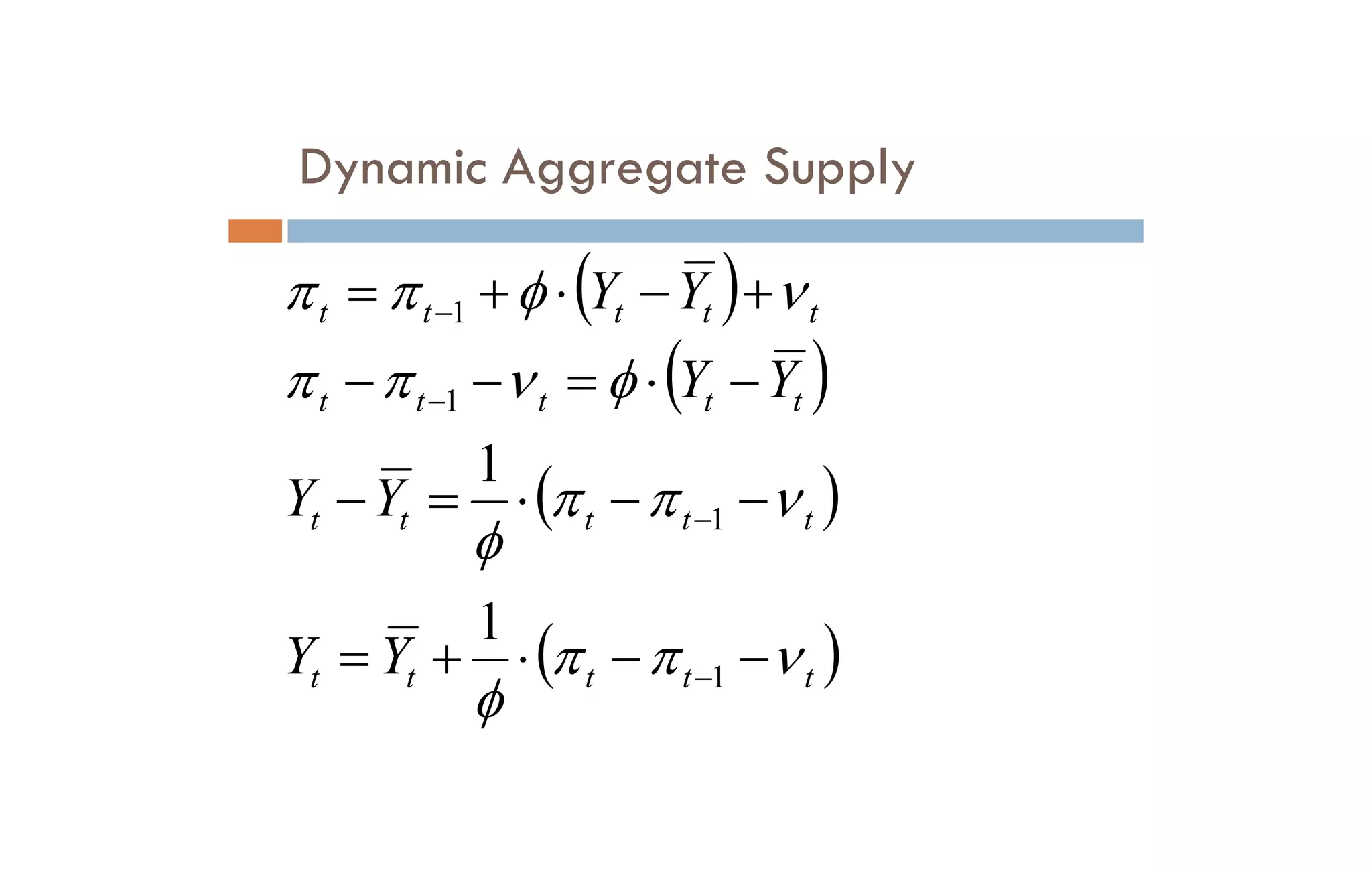 A dynamic model of aggregate demand and aggregate supply | PDF