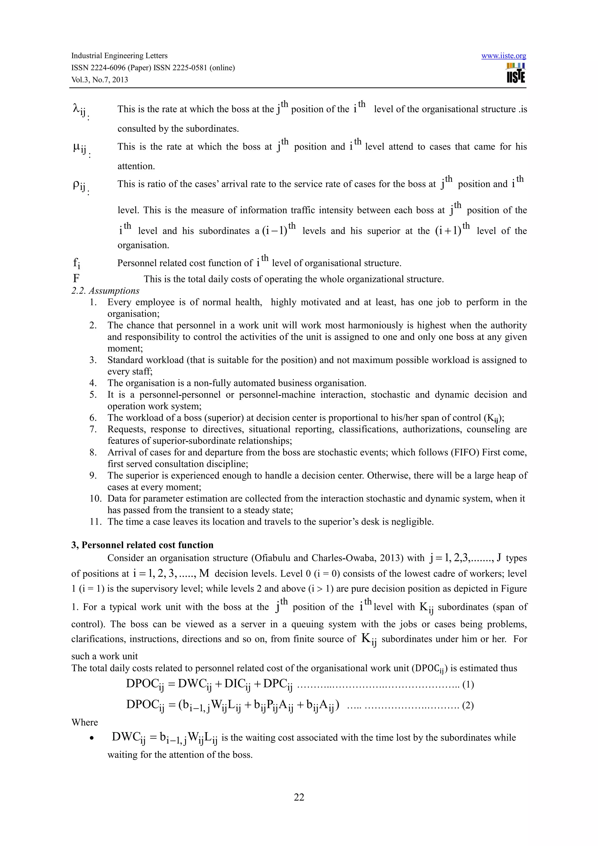 A Dynamic Programming Model For Organisational Designing Pdf
