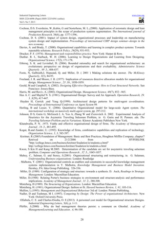 A dynamic programming model for organisational designing | PDF