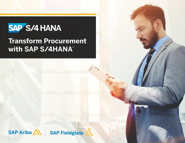 SAP S/4HANA - Transform Procurement with SAP S/4HANA | PDF | Databases | Computer Software and ...
