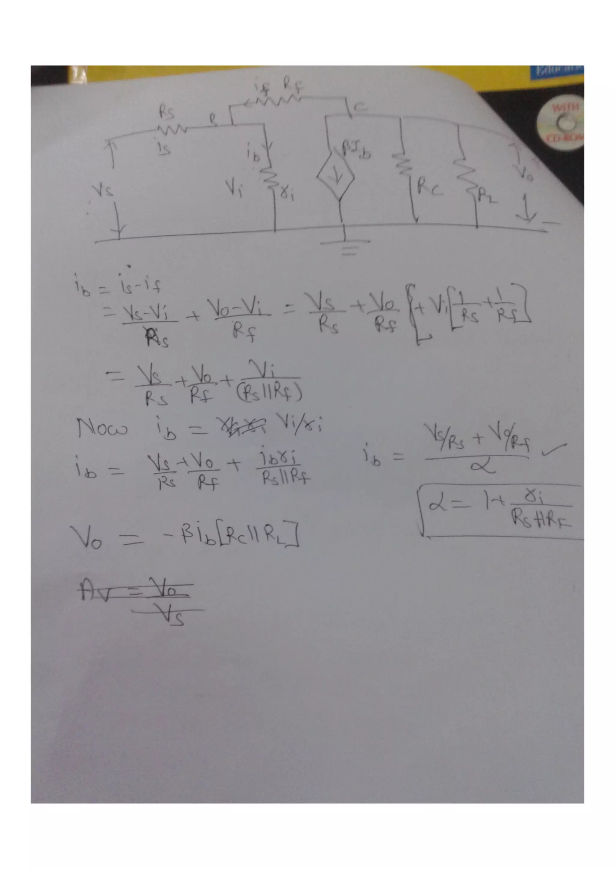 Analog Electronics Handwritten Notes Unit1 and 2 | PDF