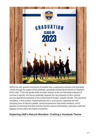 Top 10 Yearbook Templates Themes amp Ideas in UAE (1).pdf | Education