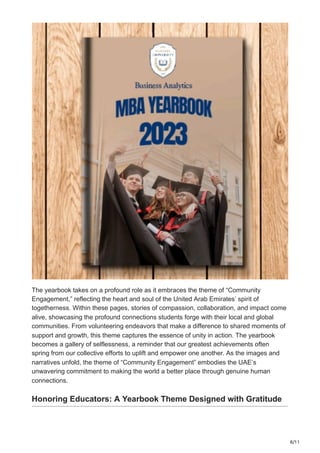 Top 10 Yearbook Templates Themes amp Ideas in UAE (1).pdf | Education