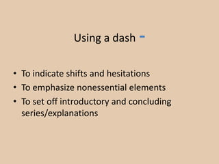 Ae Punctuation Marks | PPT