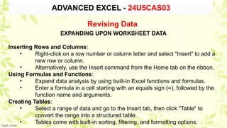 Finding and Replacing Data, Correcting and Expanding upon worksheet data | PPT