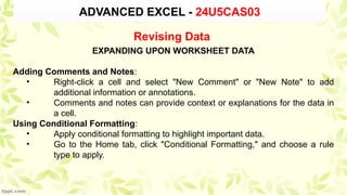 Finding and Replacing Data, Correcting and Expanding upon worksheet ...