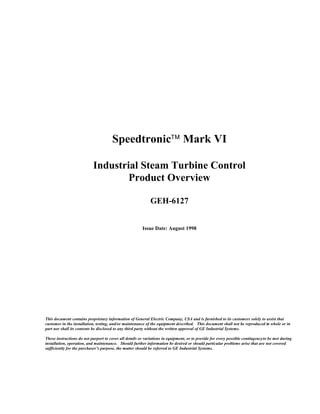 Mark VI ST Control Product Overview GEH 6127 | PDF