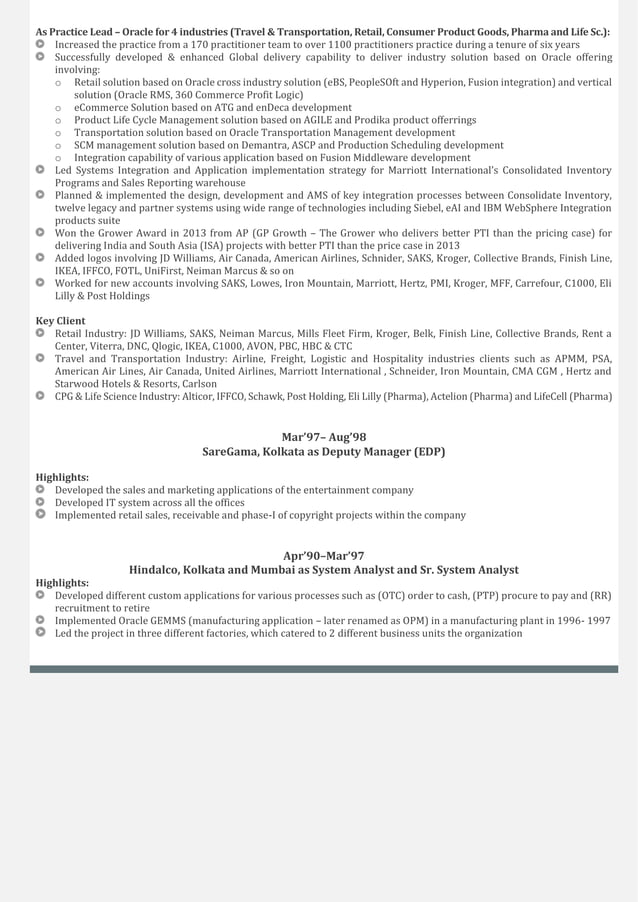 Swapan's resume Aug 2017 | PDF | Cloud Computing | Internet