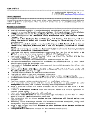 Resume_Tushar_Patel | PDF