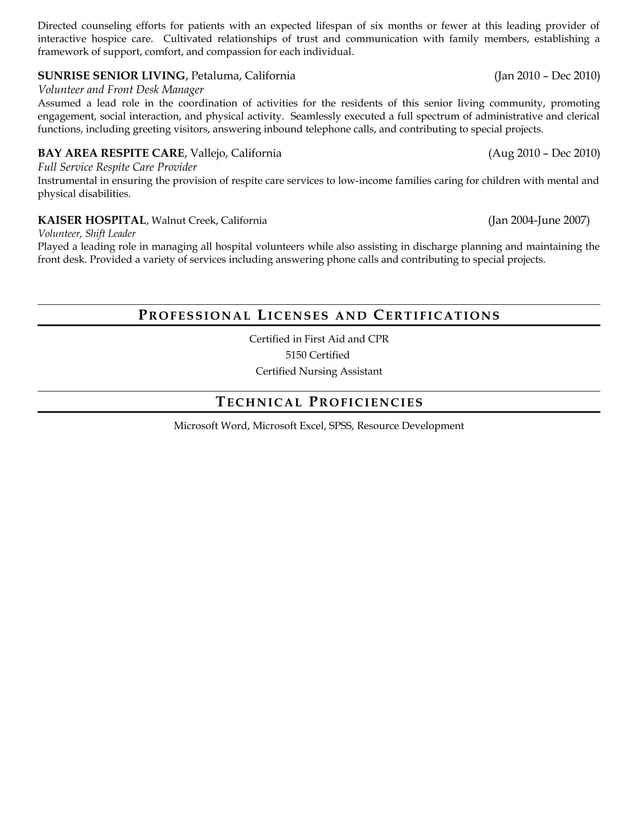 AllisonLongResume | DOC | Physical Therapy | Wellness