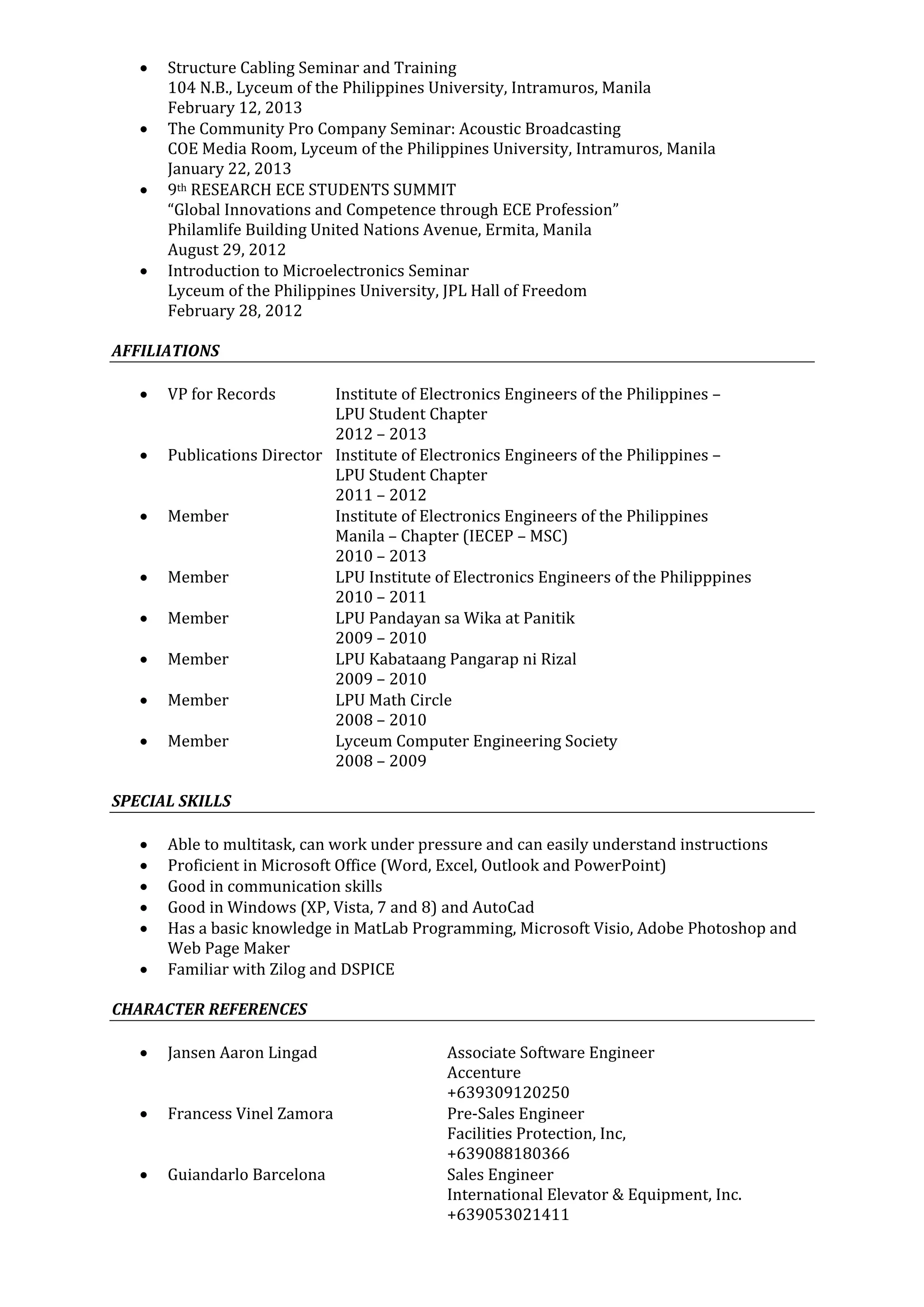 Resume | PDF