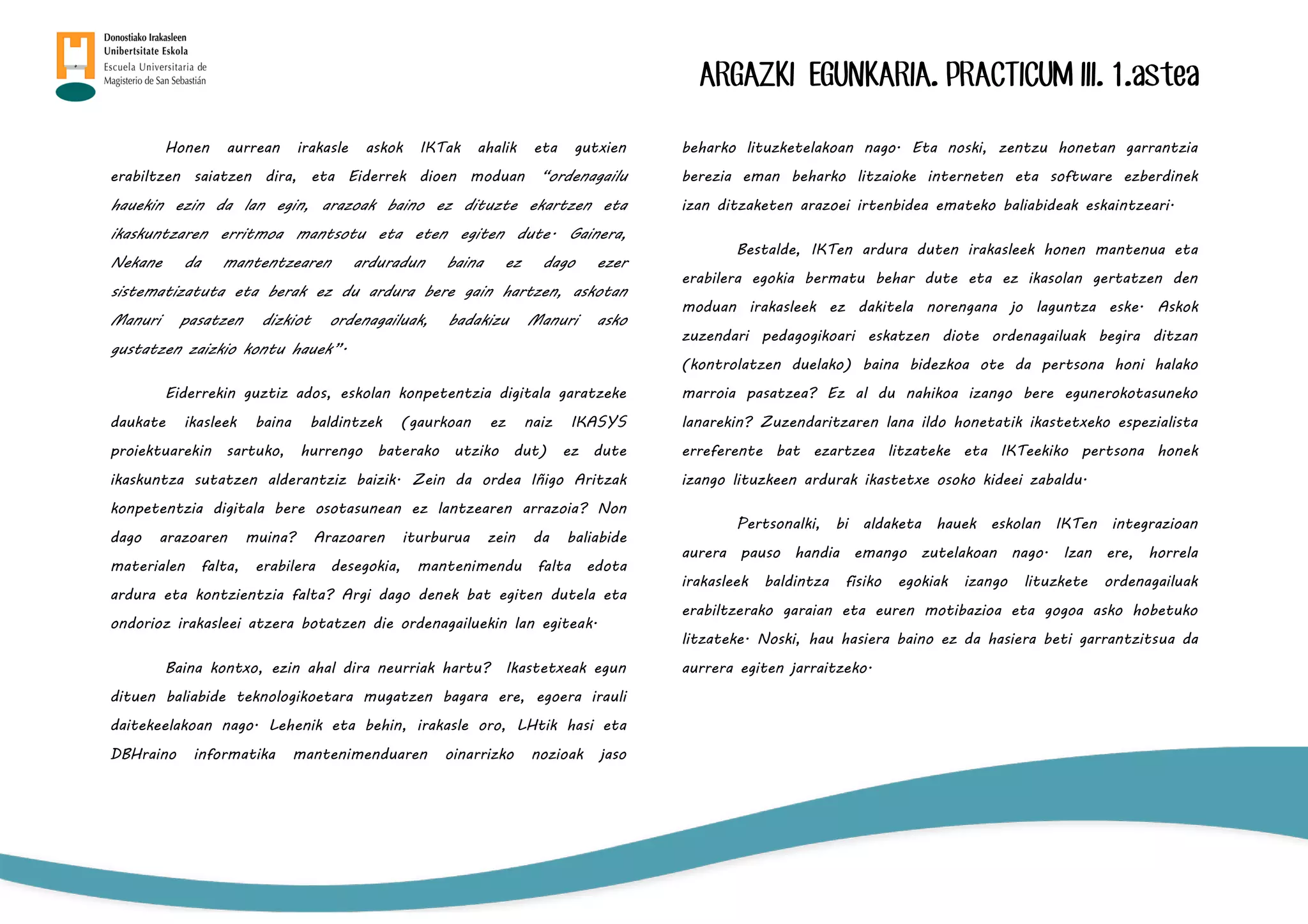 ARGAZKIEGUNEROKOA. 1.ASTEA | PDF