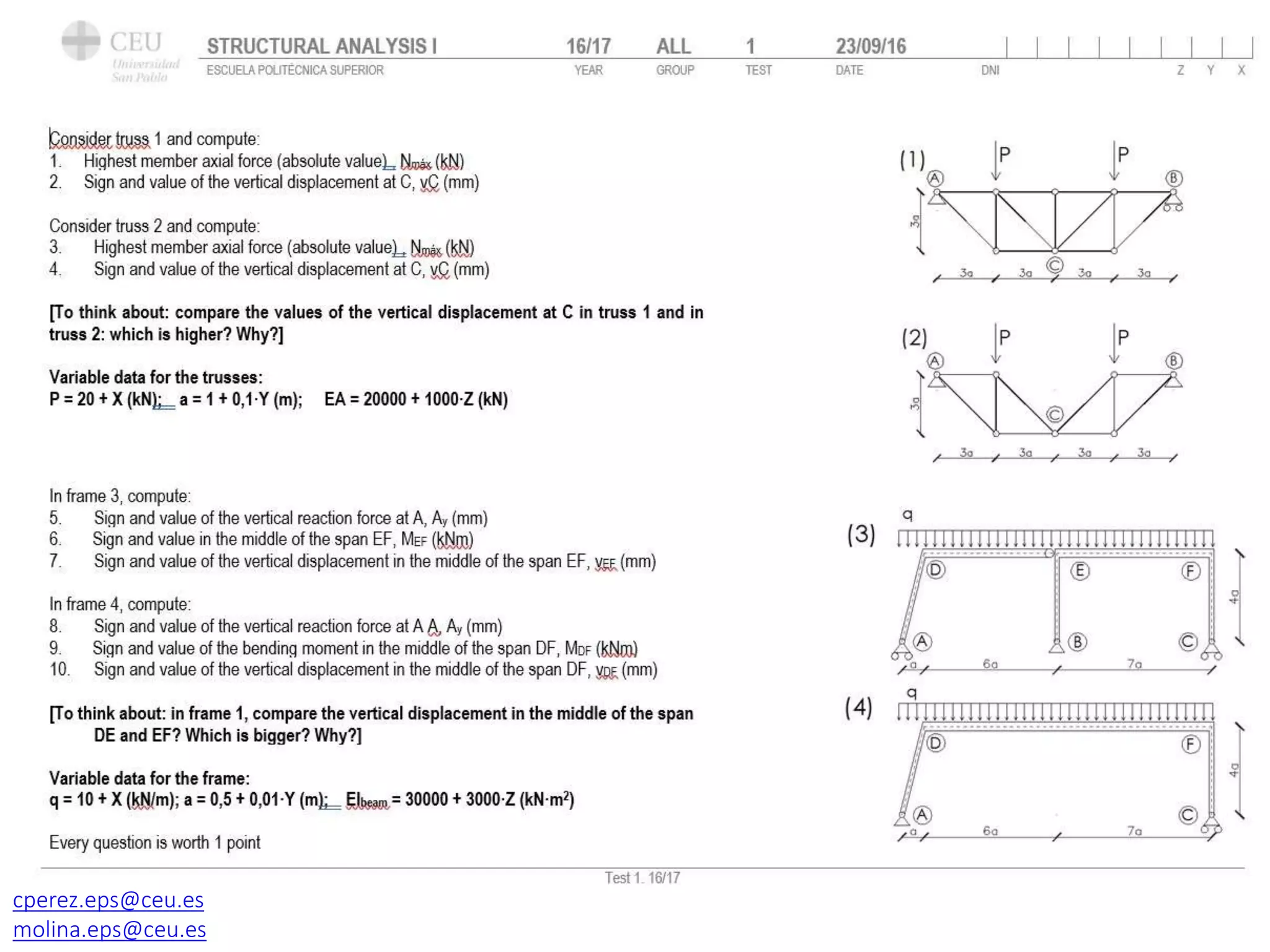 Ae1 21 22_class 2_statically determinate systems_examples | PPT